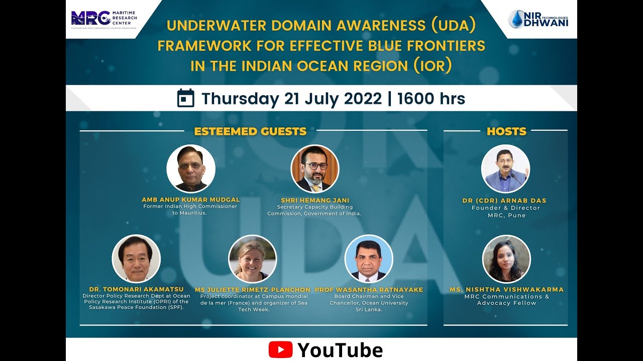 UDA Framework for Effective Blue Frontiers in the Indian Ocean Region ...