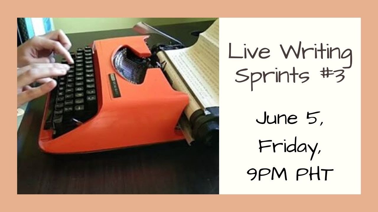 Live Writing Sprints #4 | Creative and Productive Together! - YouTube