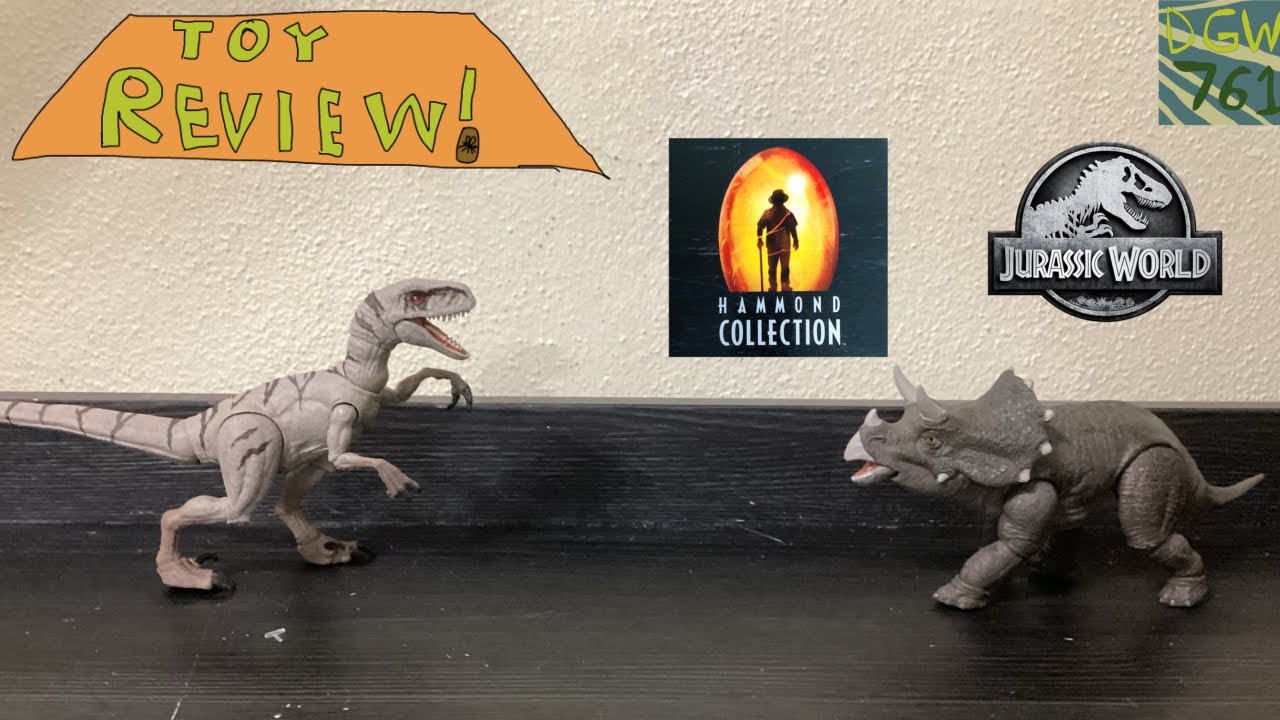 Jurassic World Hammond Collection Baby Triceratops Toy Review! - YouTube