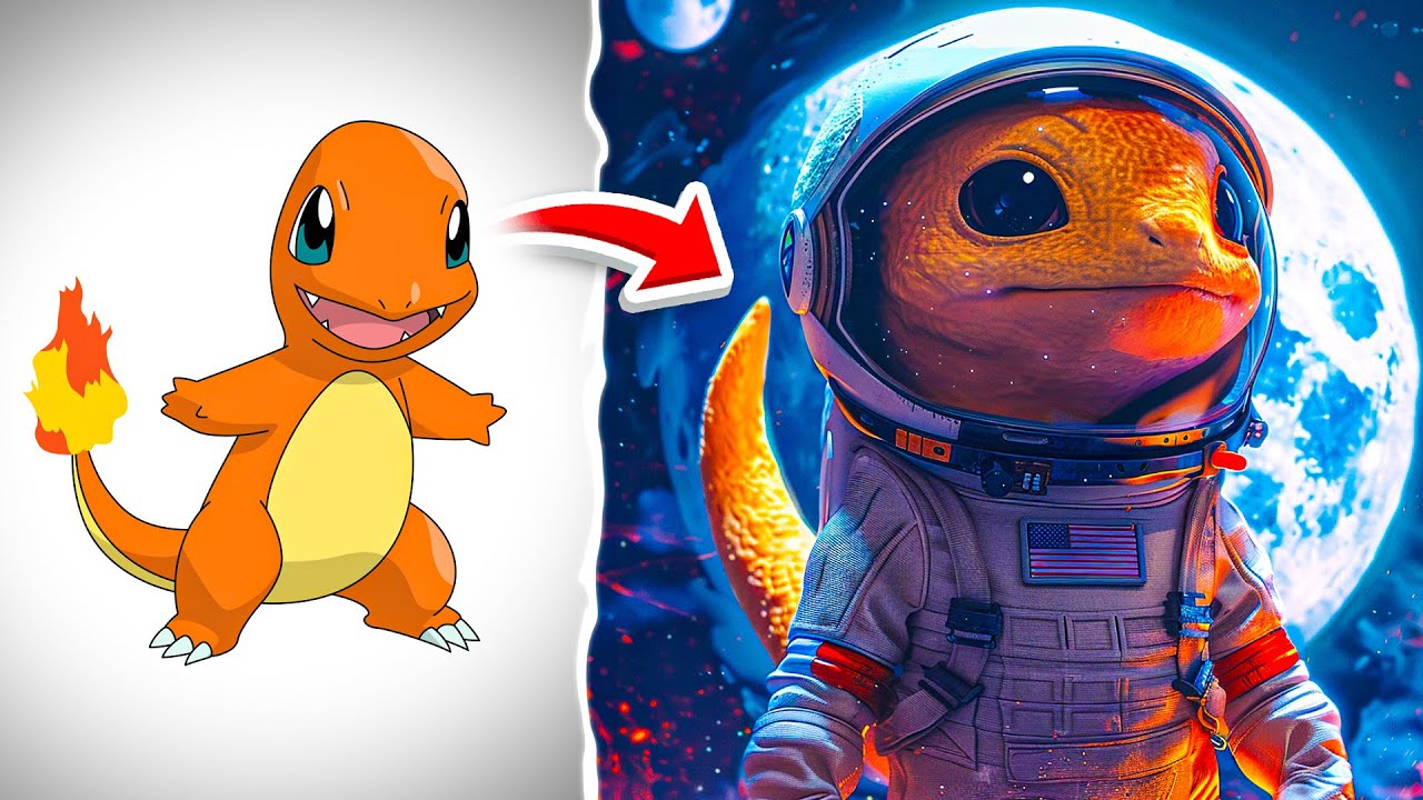 Pokemon but as ASTRONAUTS🚀 *2024 All Characters* - YouTube