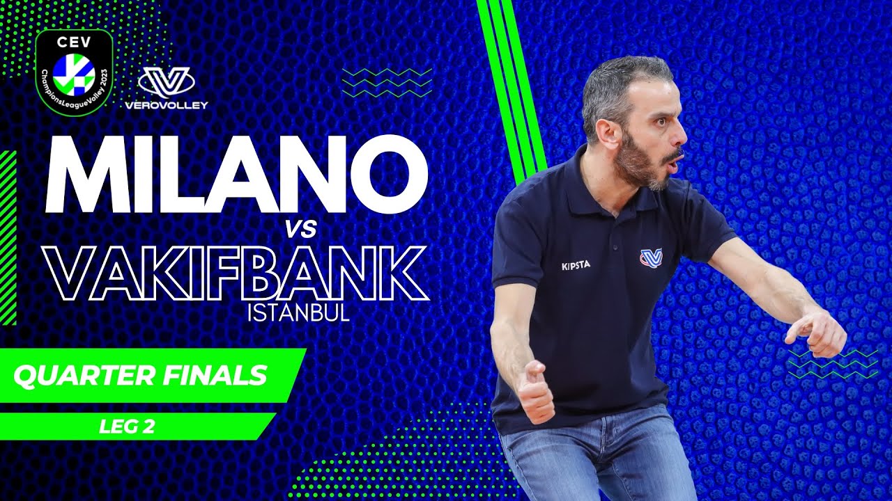 CEV Champions League 2023 | Marco Gaspari pre Vero Volley Milano vs ...