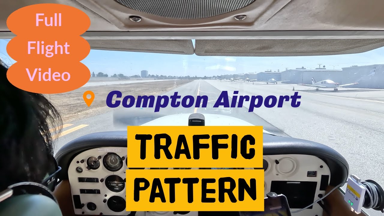 Traffic pattern / 15 minutes full flight video / Cessna172 /4K - YouTube