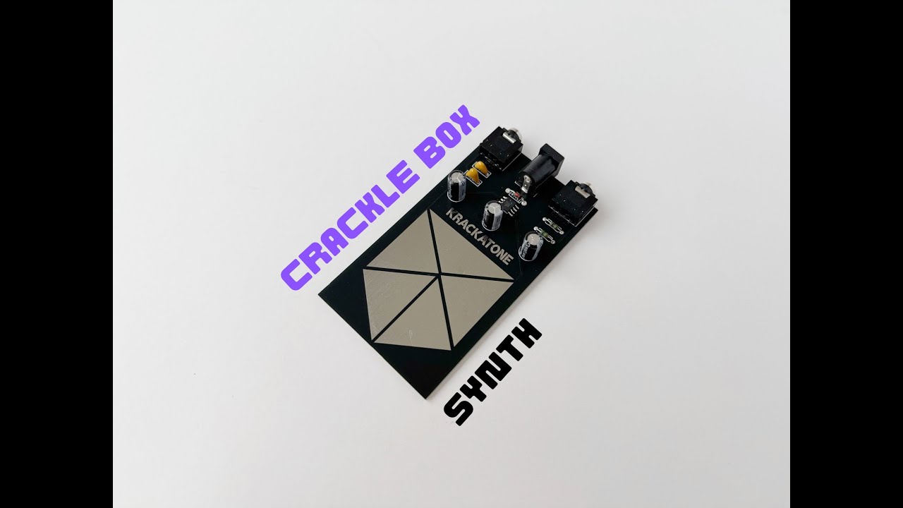 Krackatone - an analog crackle box - YouTube