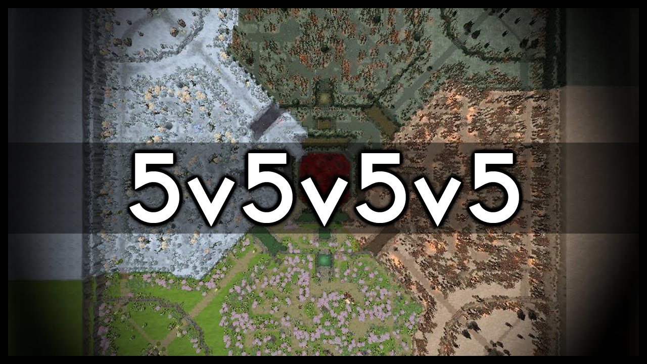 Dota 2 Mods | 5v5v5v5! TRIALS OF RETRIBUTION!! - YouTube