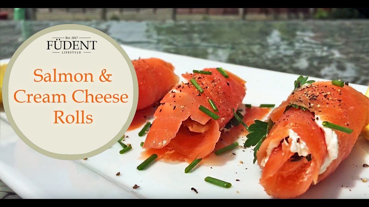 Salmon And Cream Cheese Rolls Recipe Youtube