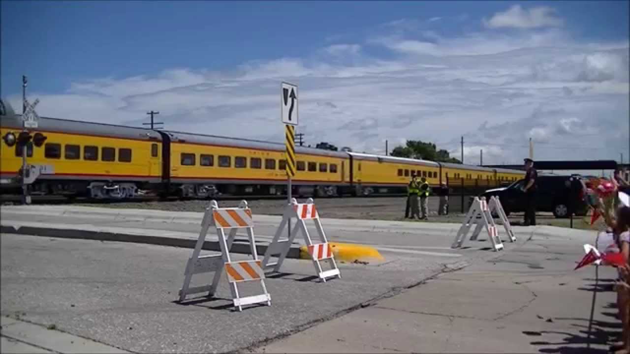 U P Big Red Express in Grand Island, NE - YouTube