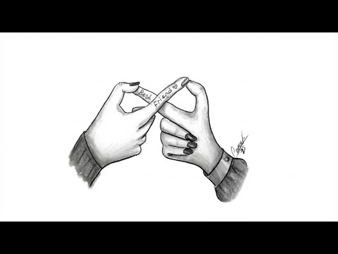 BTS Best Friend Çizimi - Easy BFF Drawing - En İyi Arkadaş Çizimleri