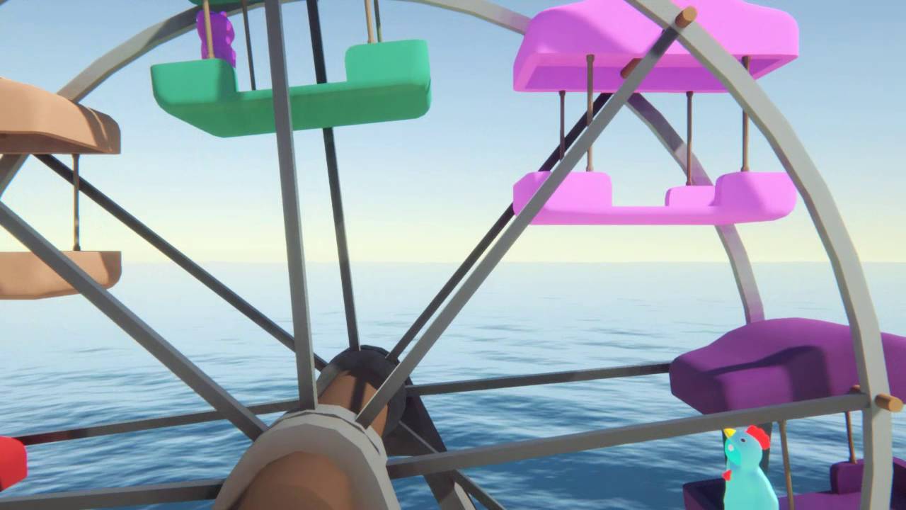 Gang Beasts карта Wheel - YouTube