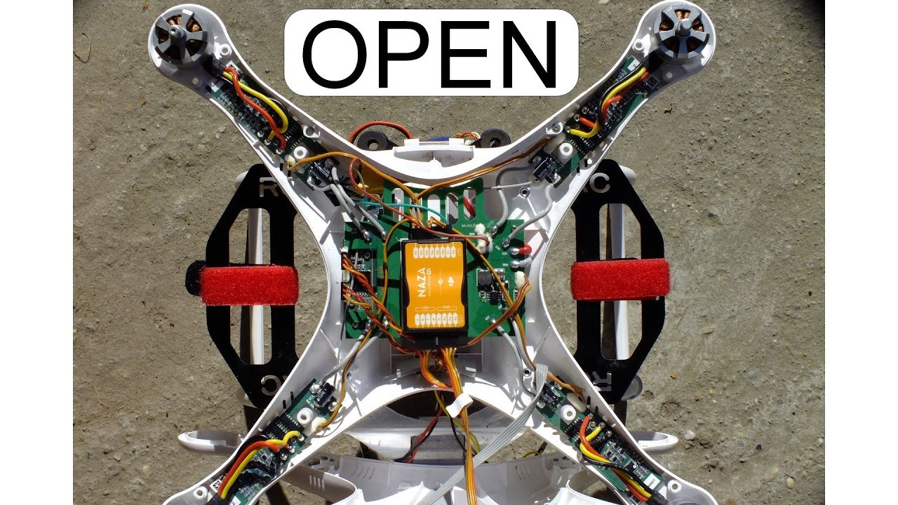 WHAT INSIDE DJI PHANTOM SHELL - YouTube
