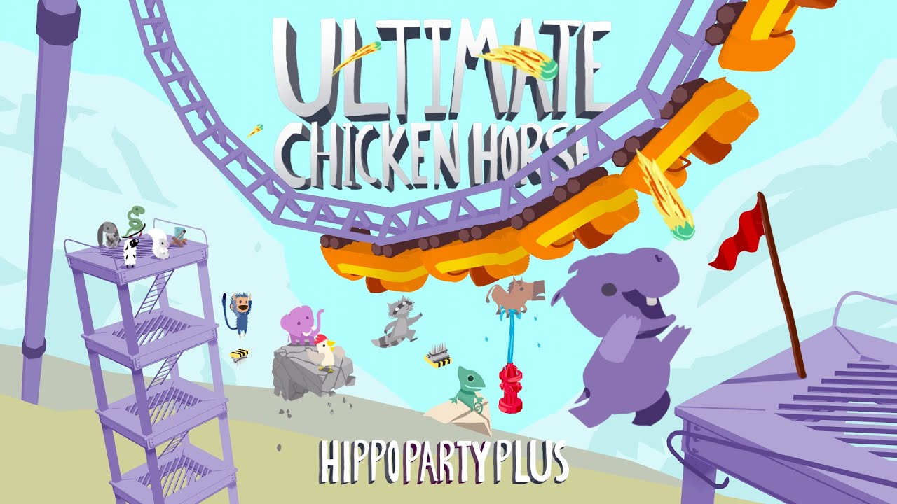 Ultimate Chicken Horse: Hippo-Party-Plus Update Trailer - YouTube