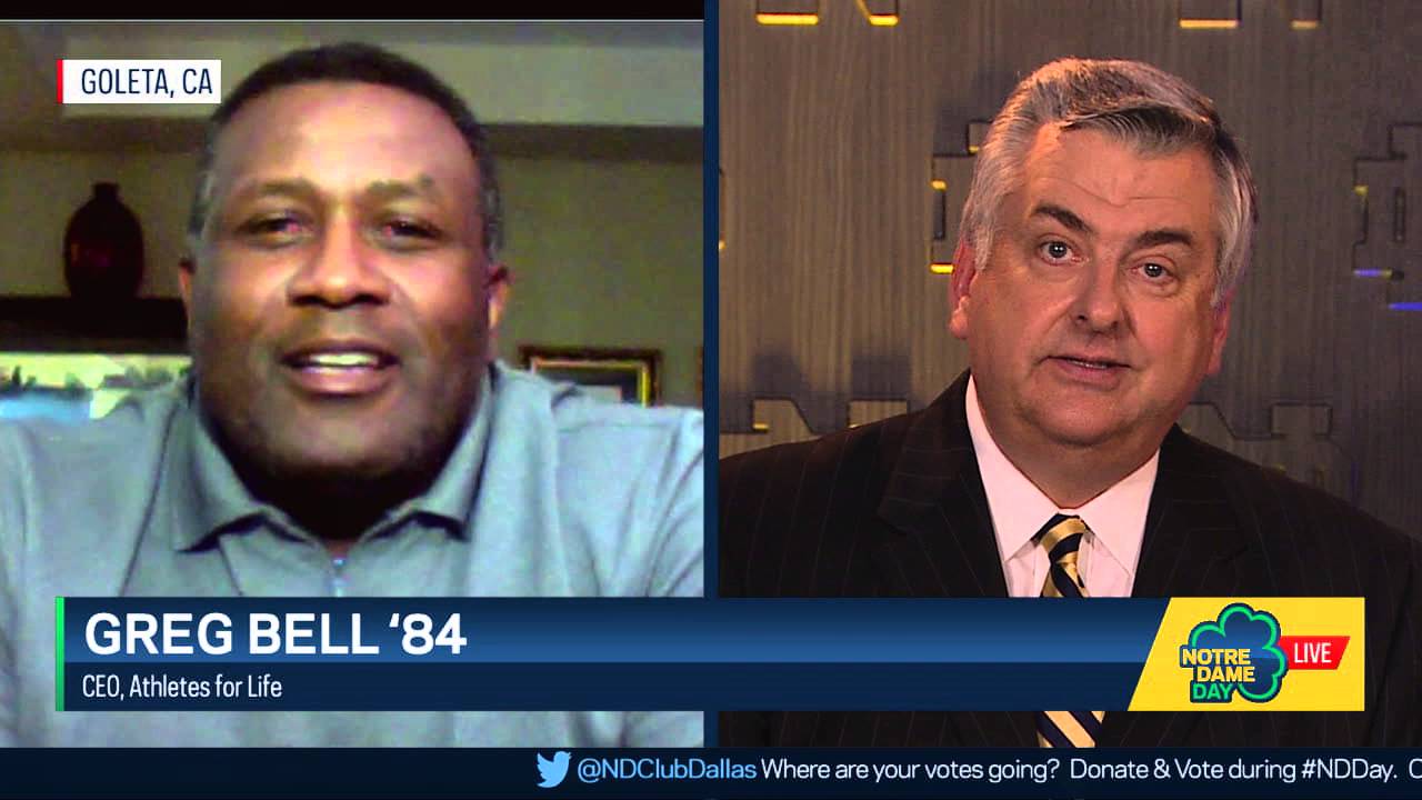 Greg Bell Interview - Notre Dame Day 2016 - YouTube