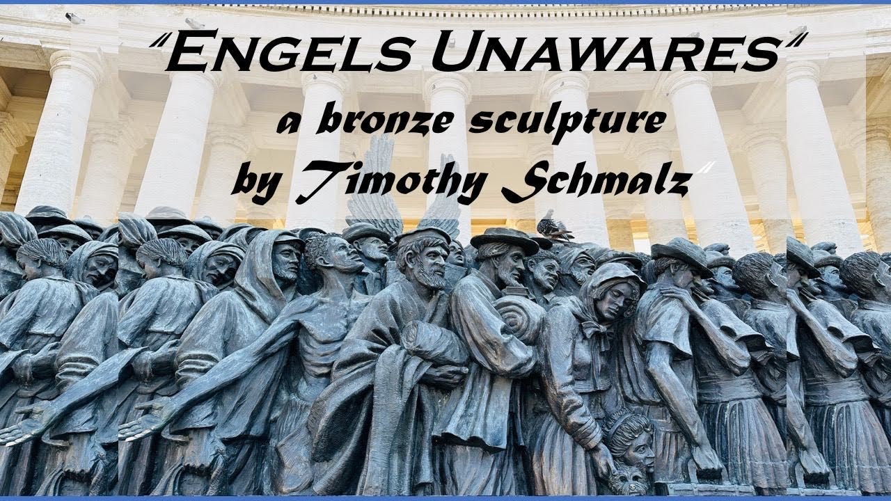 Bronze sculpture “Angels Unawares” by Timothy Schmalz installed in St ...