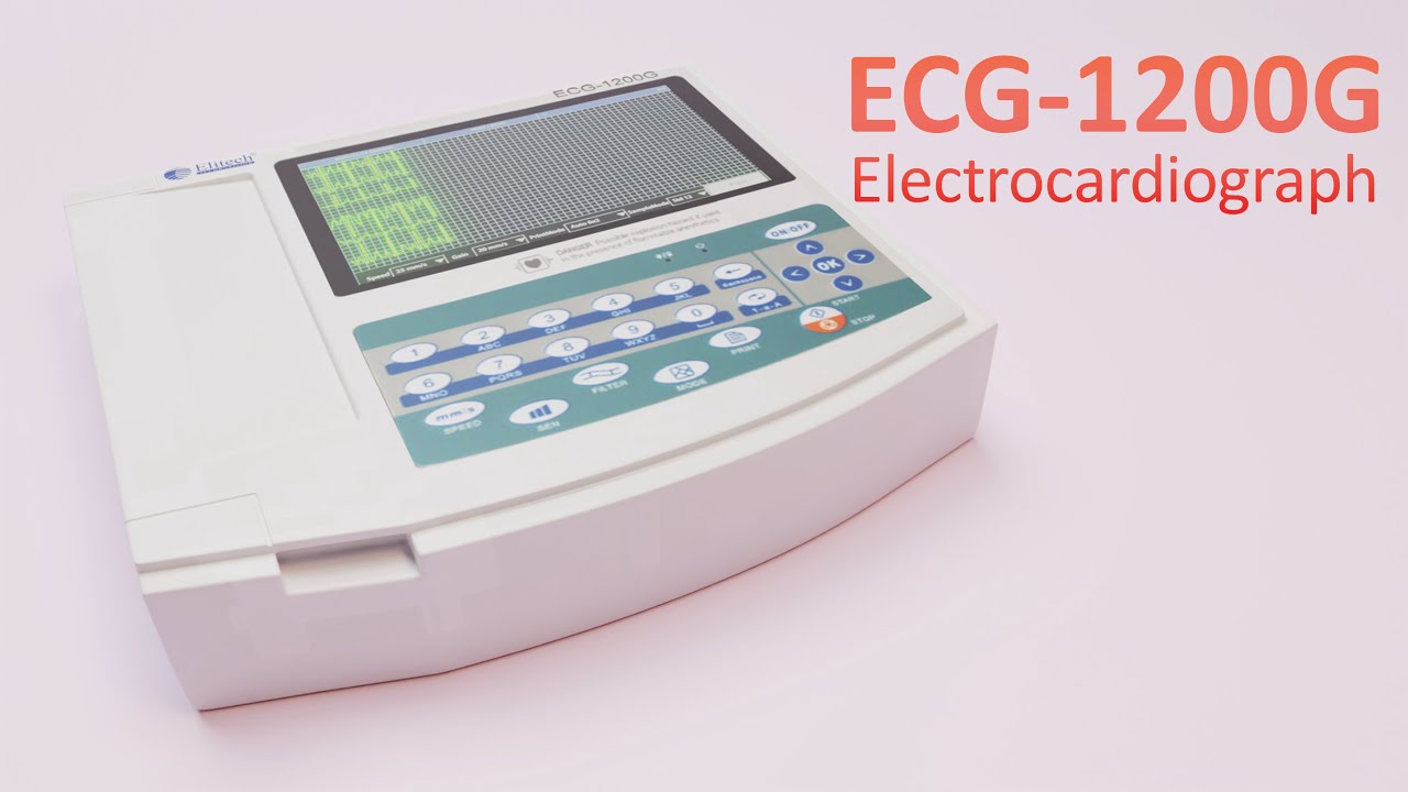 ECG 1200G (Electrocardiograph 12 channel) - YouTube