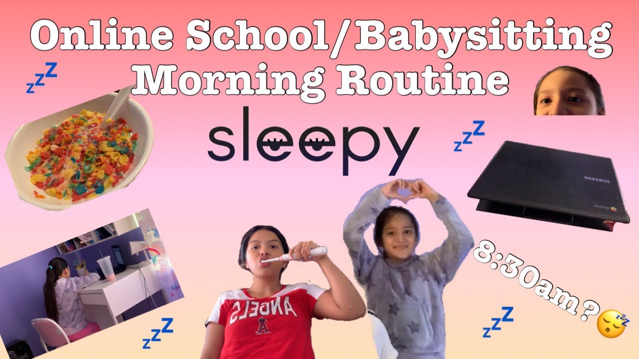 Online School/Babysitting Morning Routine!🌅 | Arlette Rivera - YouTube
