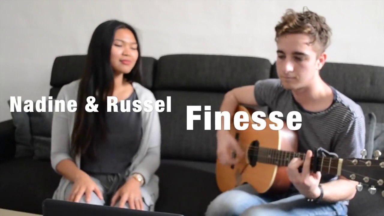 Finesse by Bruno Mars Cover- Nadine & Russell - YouTube