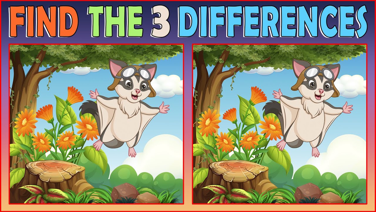 Find The Difference Game : Quiz Game [ Spot The Differences #39 ] - YouTube