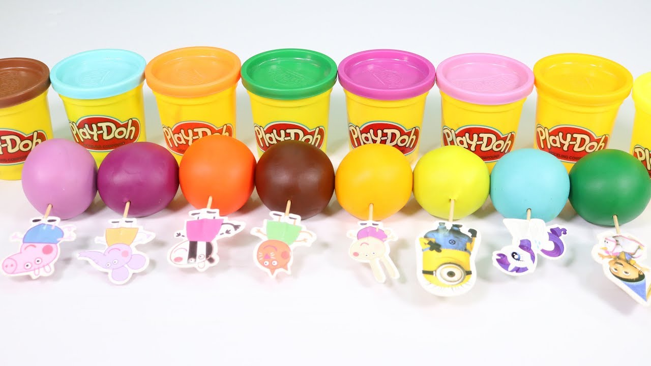 Play Doh Balls and Cookie Molds Fun | Play Doh Creations Fun for Kids ...