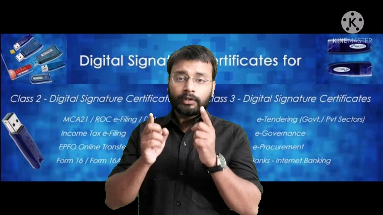 Digital signature certificate | Classes of DSC & its requirements - YouTube