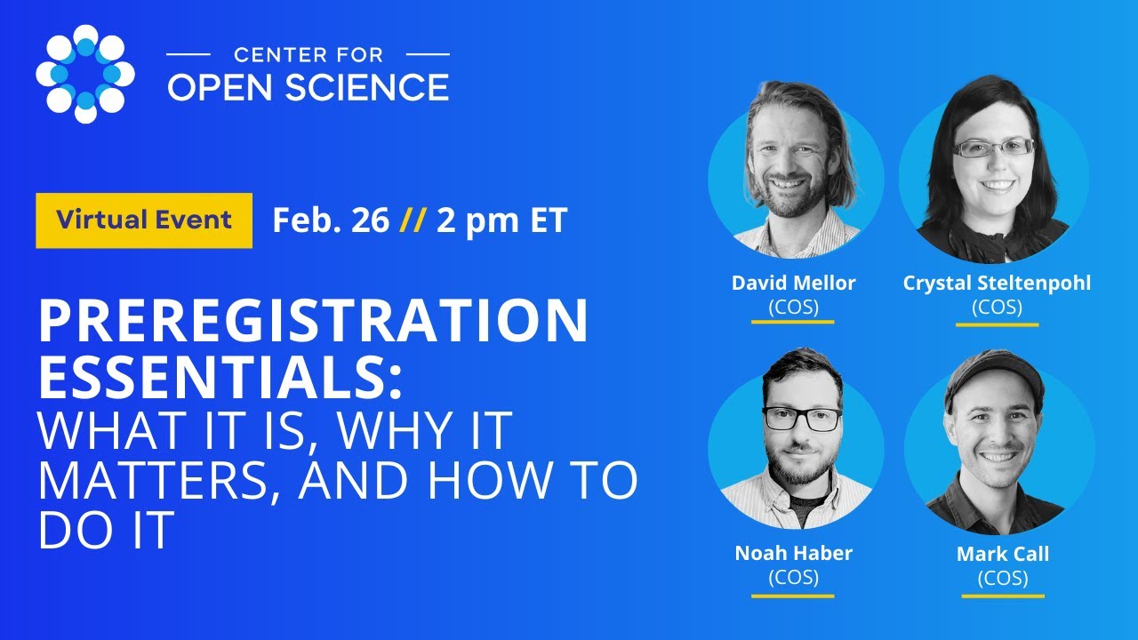 Preregistration Essentials: What It Is, Why It Matters, and How to Do ...