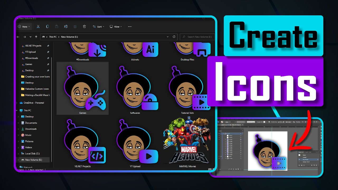 Awesome Icons for Folders & Software - YouTube