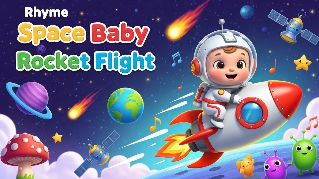 Space Baby Rocket Flight Song Fun Space Adventure, Music & Movement ...
