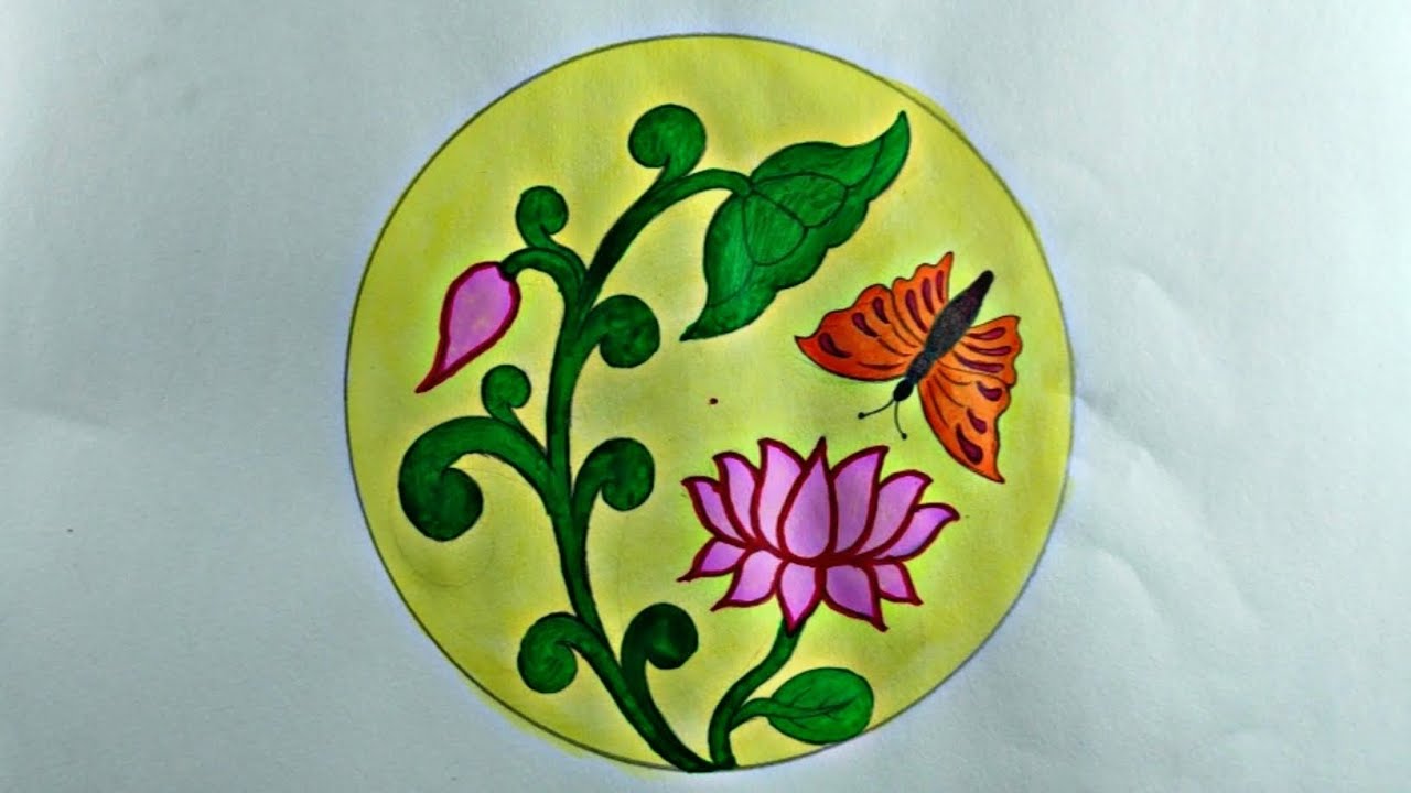 Kamal Ka Phool Kaise Banaen | Kamal Ka Alekhan Kaise Banaen | Lotus ...