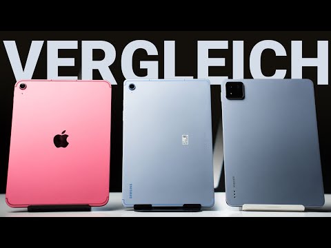 iPad 11 vs. Samsung Galaxy Tab S10 FE vs. Xiaomi Pad 7 Pro Vergleich