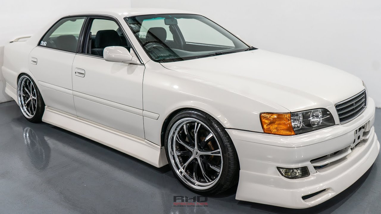 White Toyota Chaser JZX100 Work Wheels Repainted - YouTube