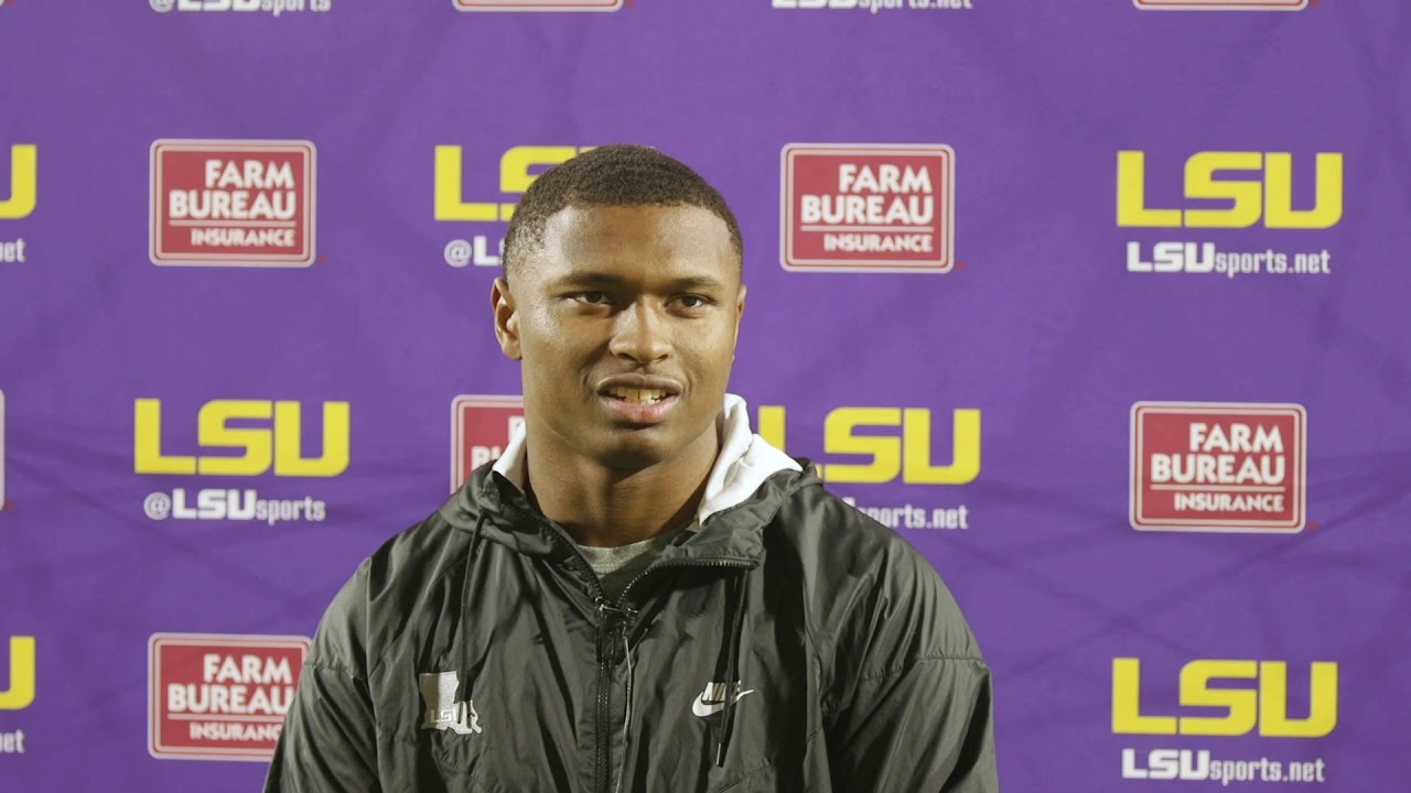 LSU safety JaCoby Stevens previews Georgia, Jake Fromm - YouTube