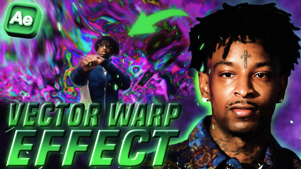 TRIPPY Color Warp Offset Effect - After Effects Tutorial - YouTube