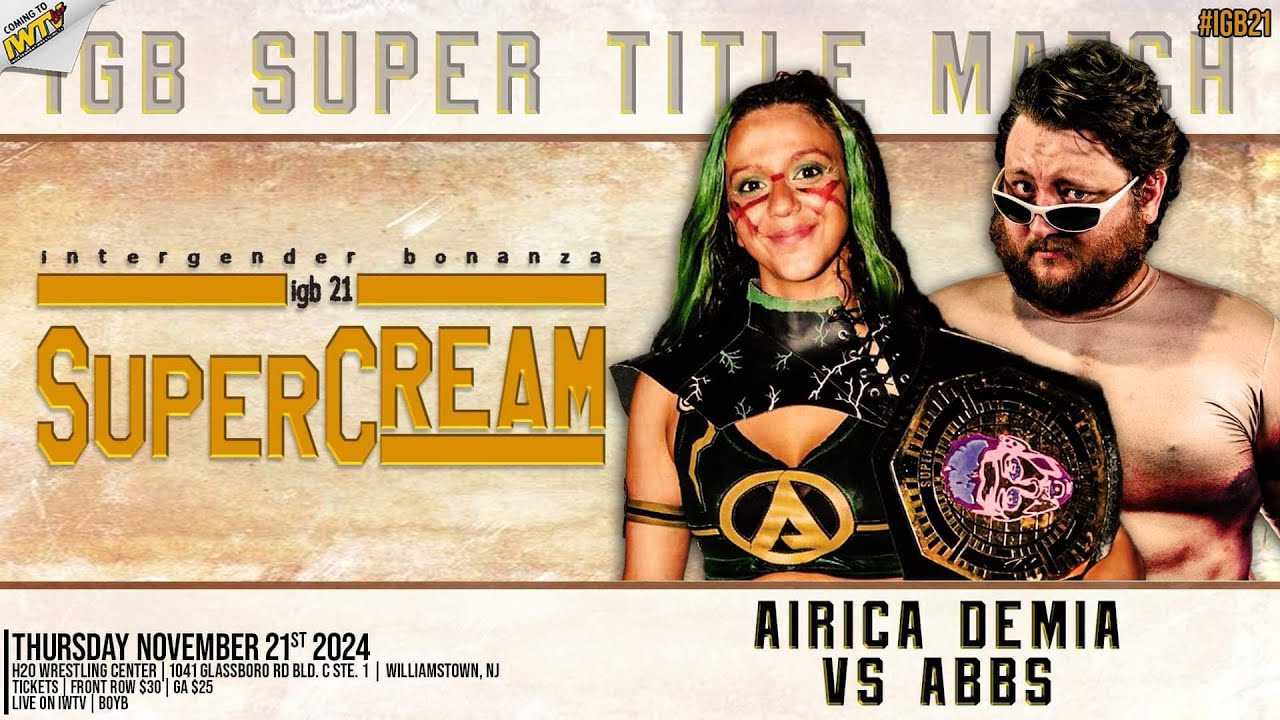 IGB Super Championship Match: ABBS vs Airica Demia (c) - YouTube