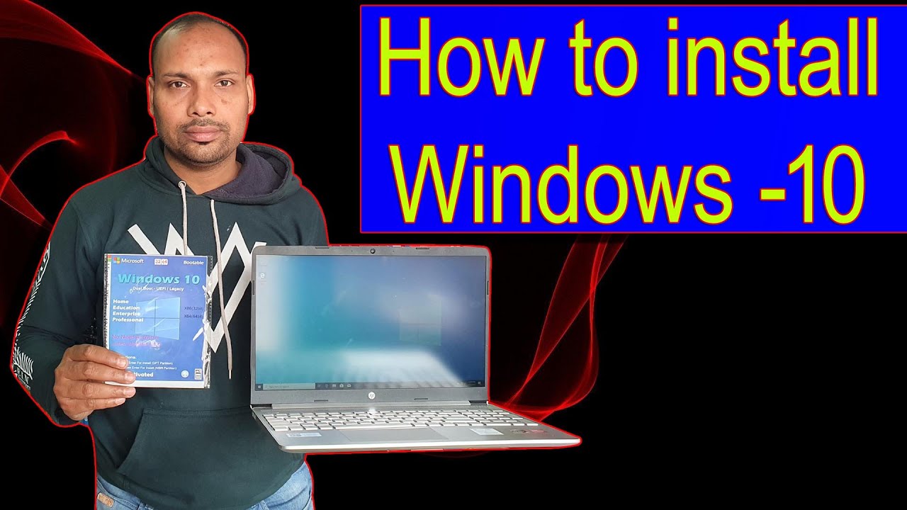 How to install windows 10 in Bangla - YouTube