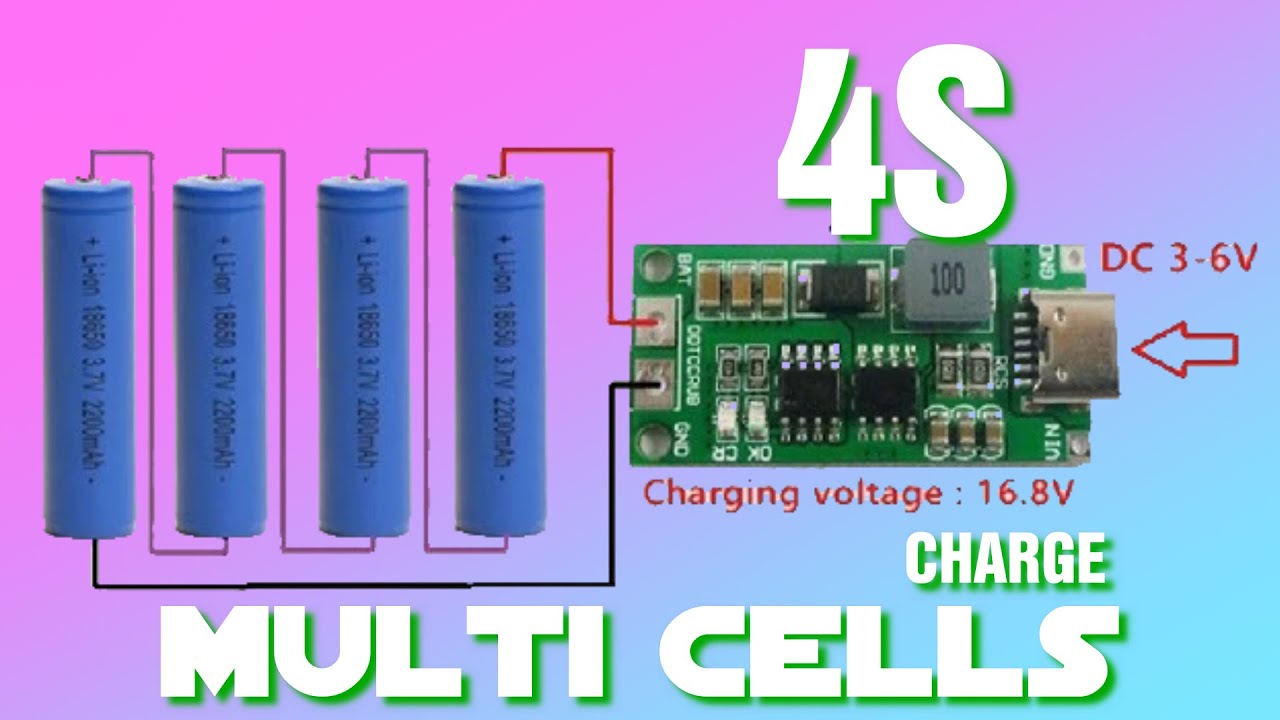 REVIEW AND TEST || MODULE CHARGE 4S BATTERY LITHIUM ION - YouTube