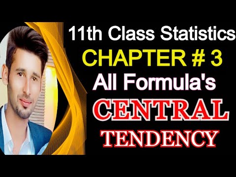11th Class statistics chapter 3 All Formula || 1st year statistics ...
