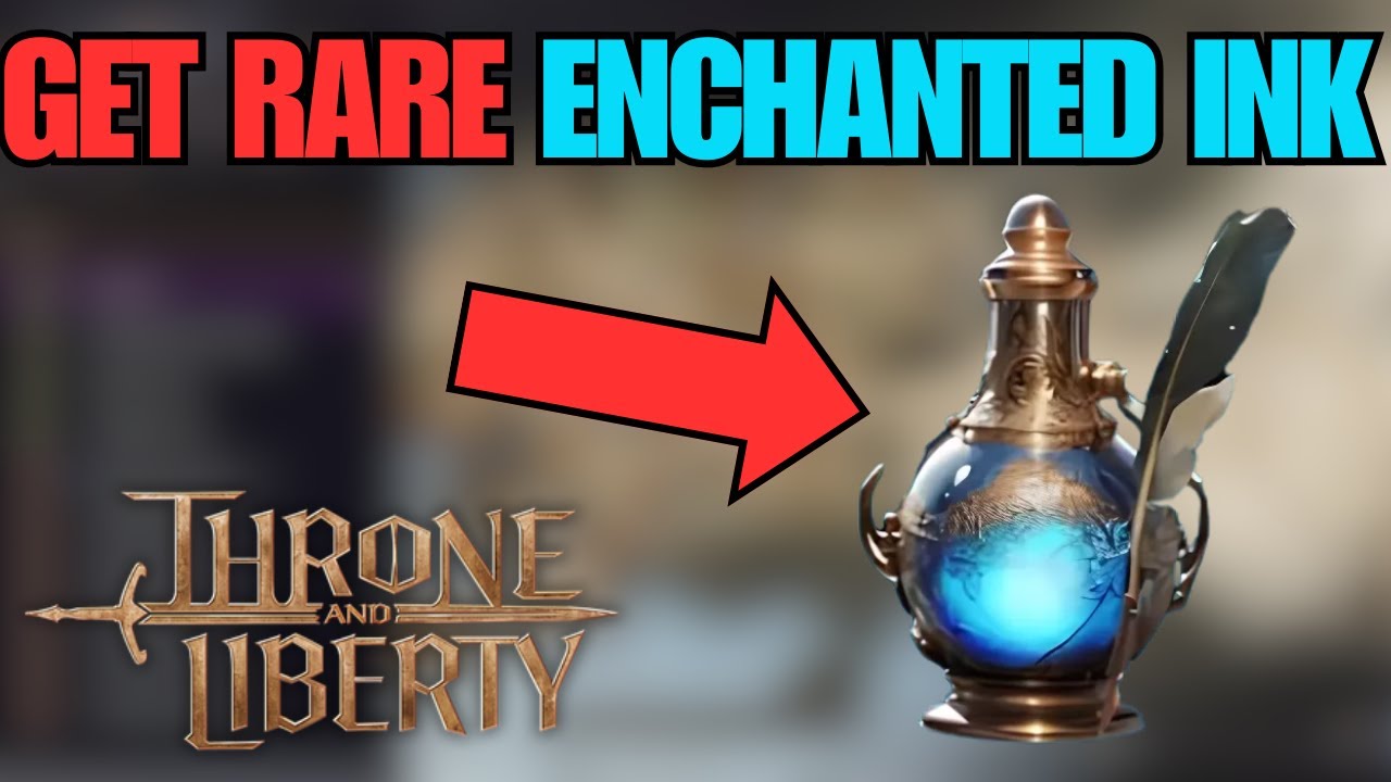 How to Get Rare Enchanted Ink in Throne And Liberty - YouTube