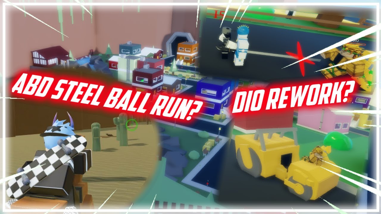 *NEW* Steel Ball Run & Dio Rework Sneak peaks in A Bizarre Day | ABD ...