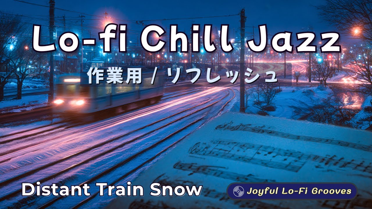【ライティング / 推敲】Distant Train Snow｜遠くの列車音がヒントをくれるLo-fi｜文章作業特化BGM - YouTube