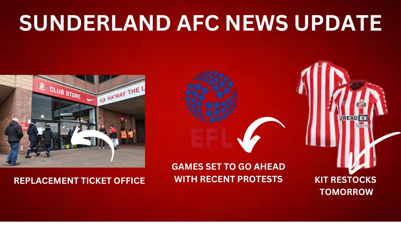 TICKET OFFICE UPDATE, EFL SET FOR GAMES TO GO AHEAD AND KIT RESTOCKING ...