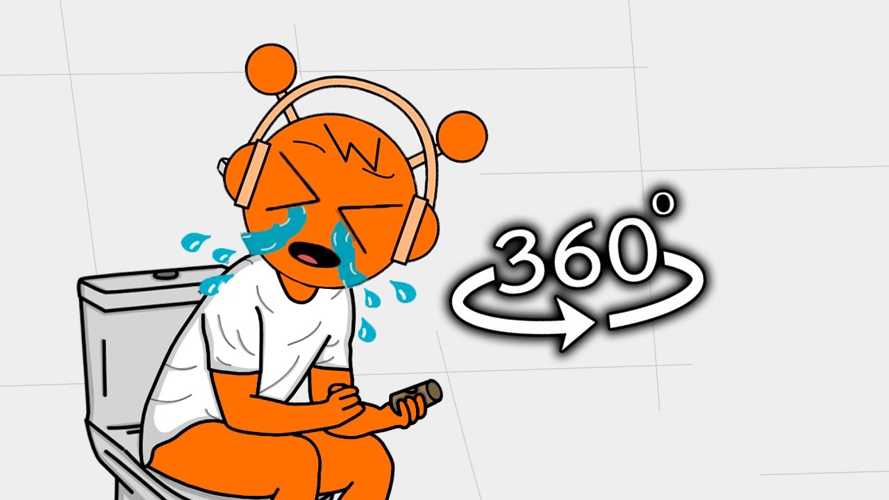 360° VR Incredibox Sprunki Oren Poop Animation - YouTube