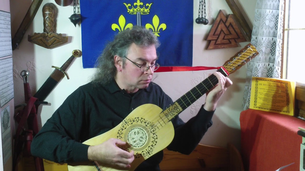 🔴 Españoleta (Gaspar Sanz), baroque guitar - YouTube