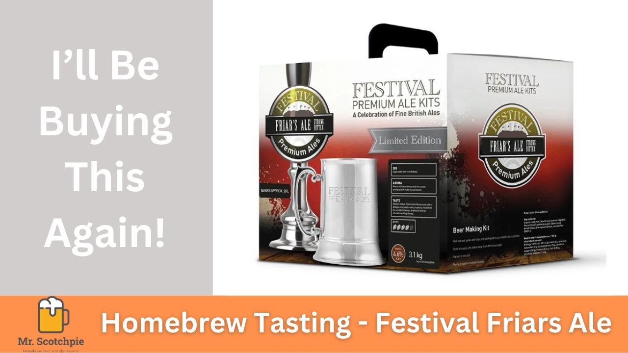 Homebrew Tasting - Festival Friar's Ale - YouTube