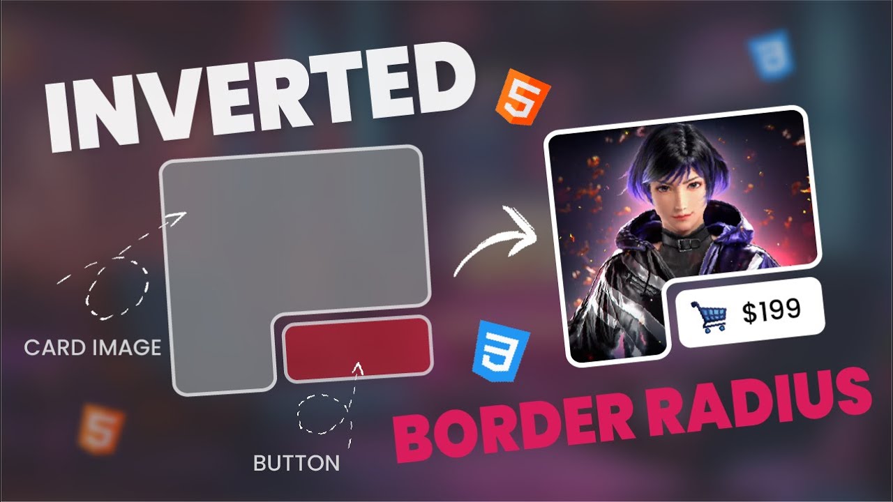 🔥 CSS Hack: Create Inverted Border Radius Cards That WOW! 🎨 HTML CSS - YouTube