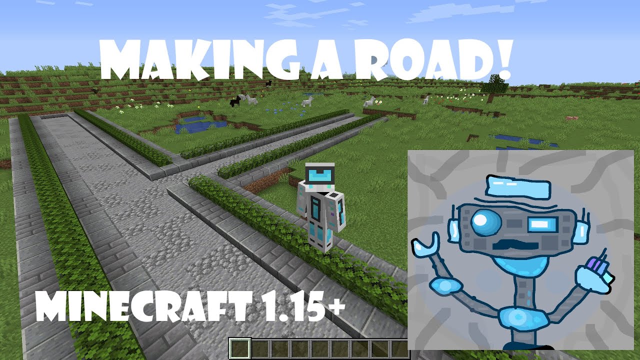 Minecraft building a medieval road! (1.14-1.15+) Ep 1. - YouTube