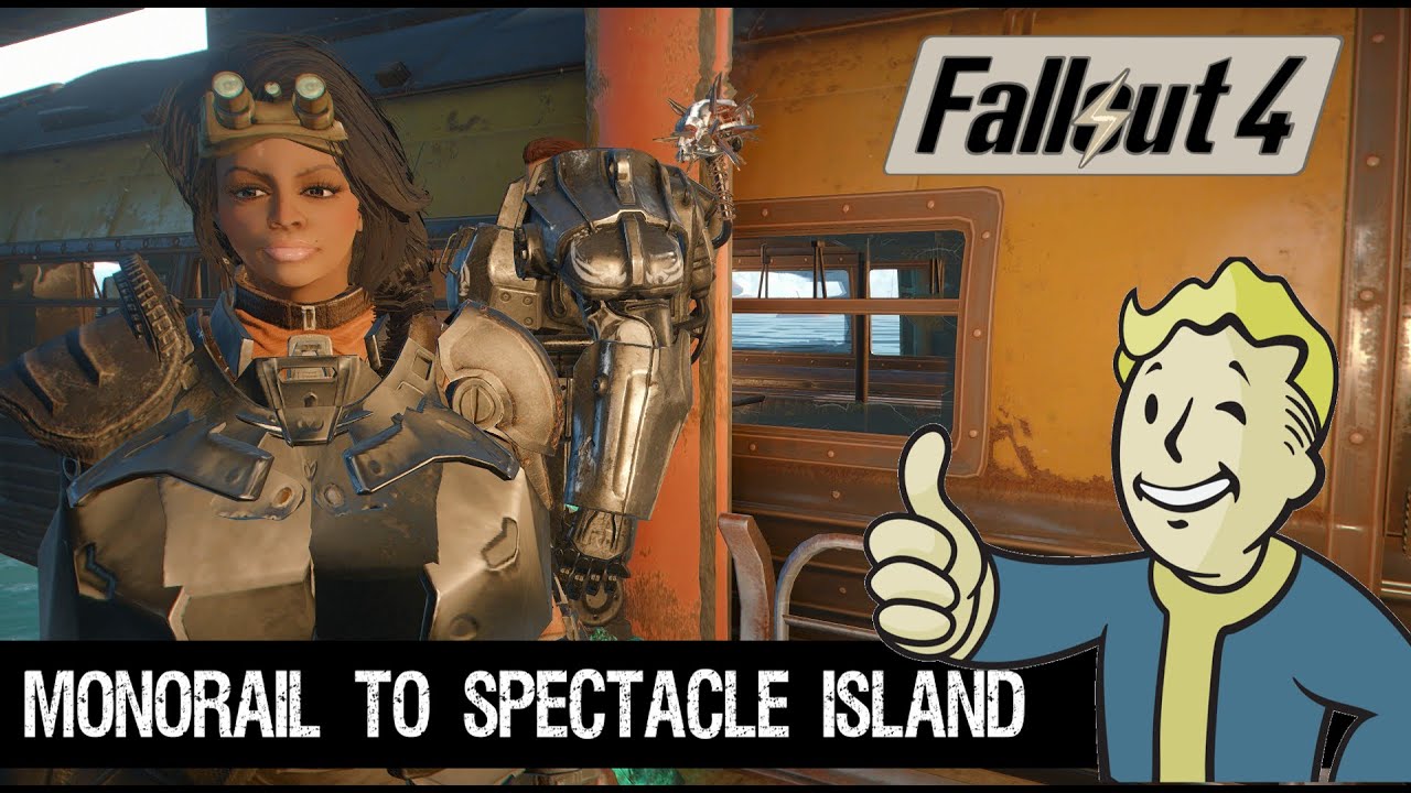 Fallout 4 - Monorail to Spectacle Island - YouTube