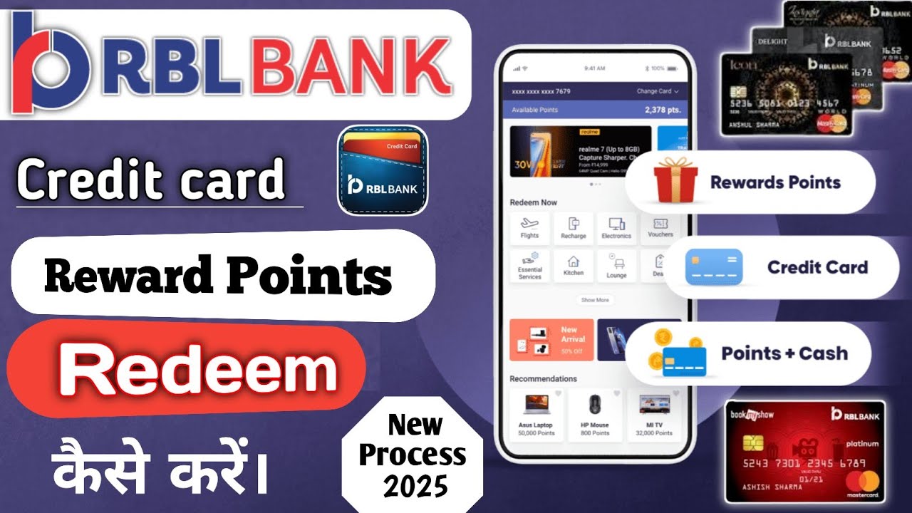 Rbl credit card reward points redeem kese kare 2025, How to redeem rbl ...