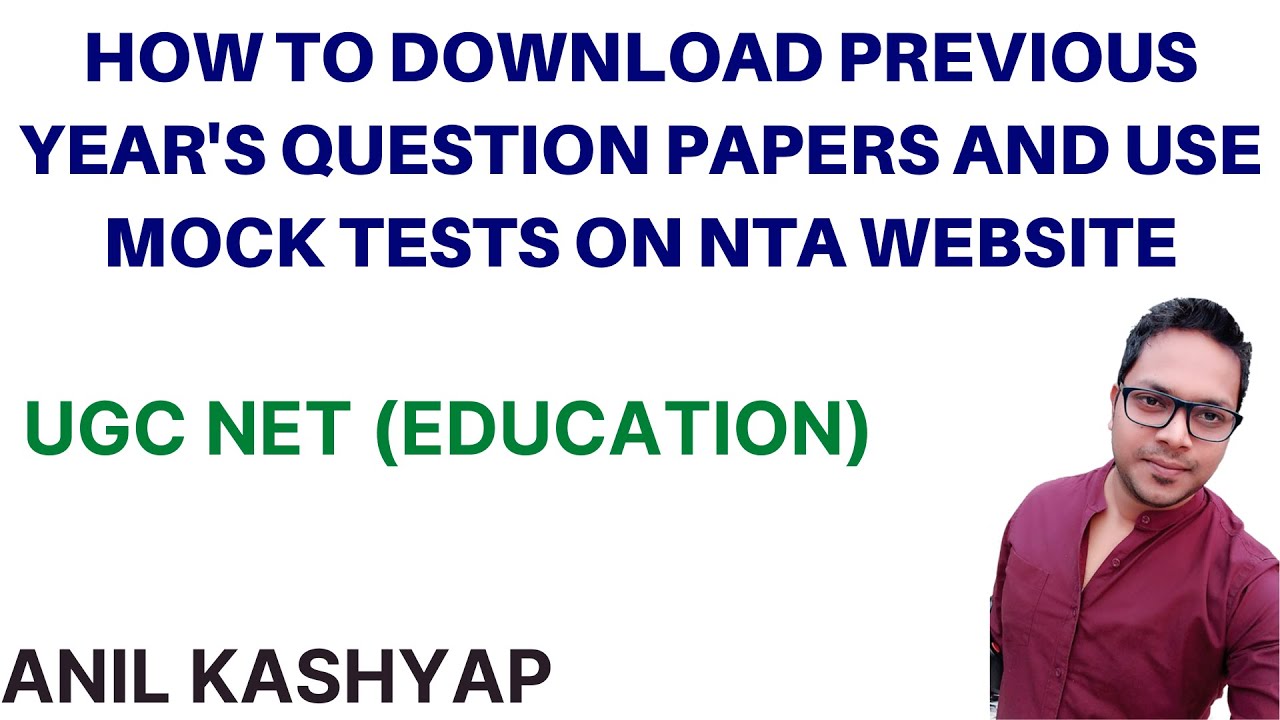 how to download previous year's question papers and use Mock tests on ...