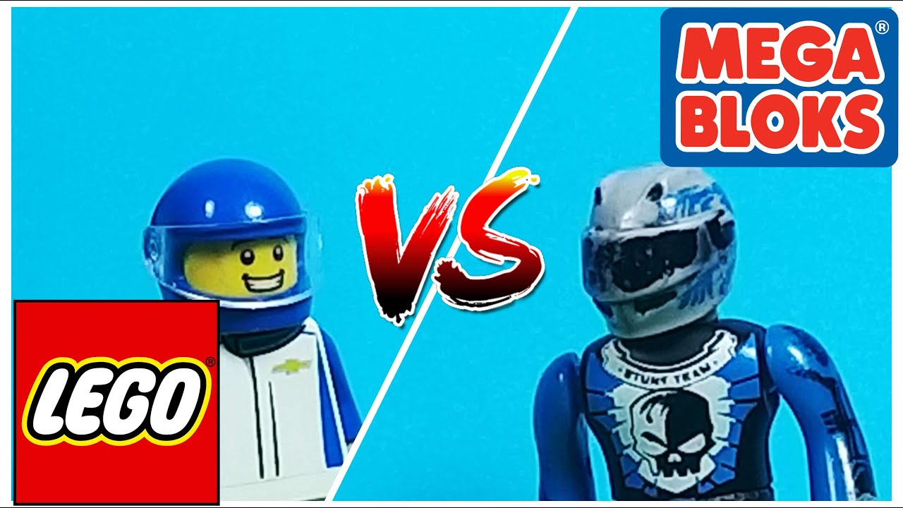 LEGO vs MEGA BLOKS | Stop Motion - YouTube