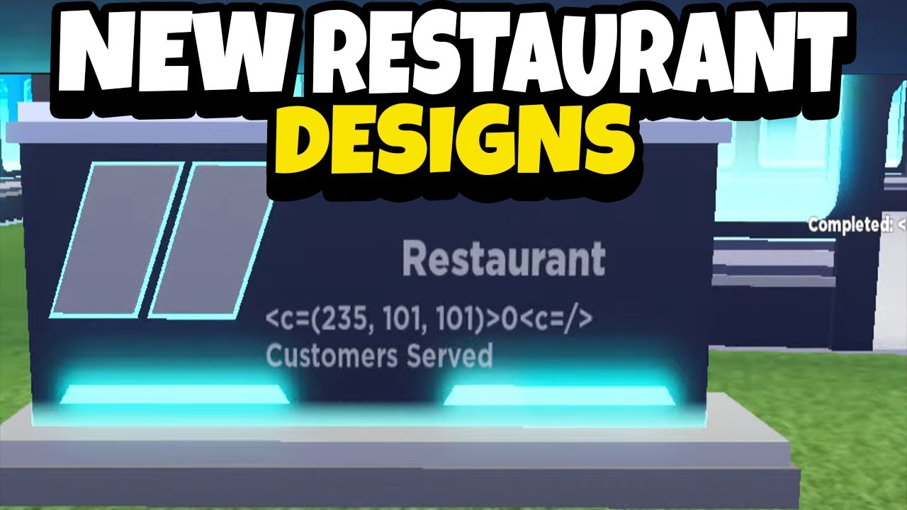NEW RESTAURANT DESIGNS COMING VERY SOON! (MY RESTAURANT ROBLOX) - YouTube