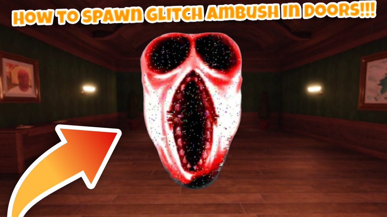 How To Spawn GLITCH AMBUSH In Roblox Doors With ADMIN PANEL!!! - YouTube
