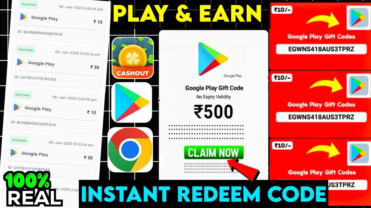 Free Redeem Code | Free Google Play Redeem Code | Free Redeem Code App ...